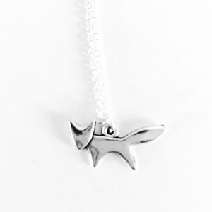 Handmade | Jewelry | Silver Fox Necklace 925 Sterling Chain 8 | Poshmark